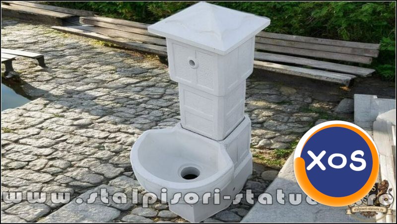 Cișmea apă curentă, din beton, model C1. — XOS.ro