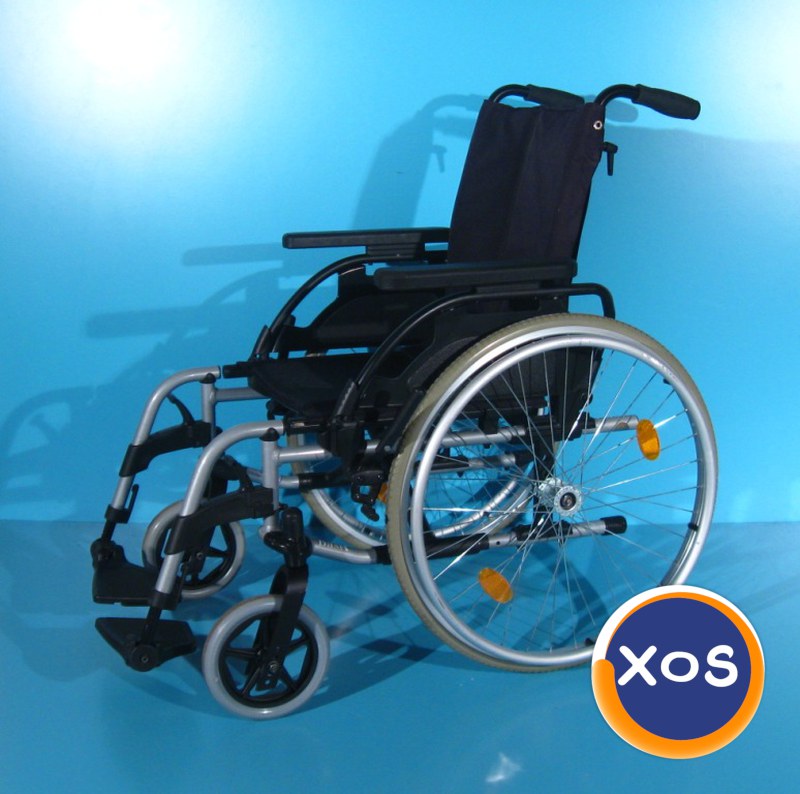 Scaun cu rotile din aluminiu Breezy / latime sezut 45 cm — XOS.ro