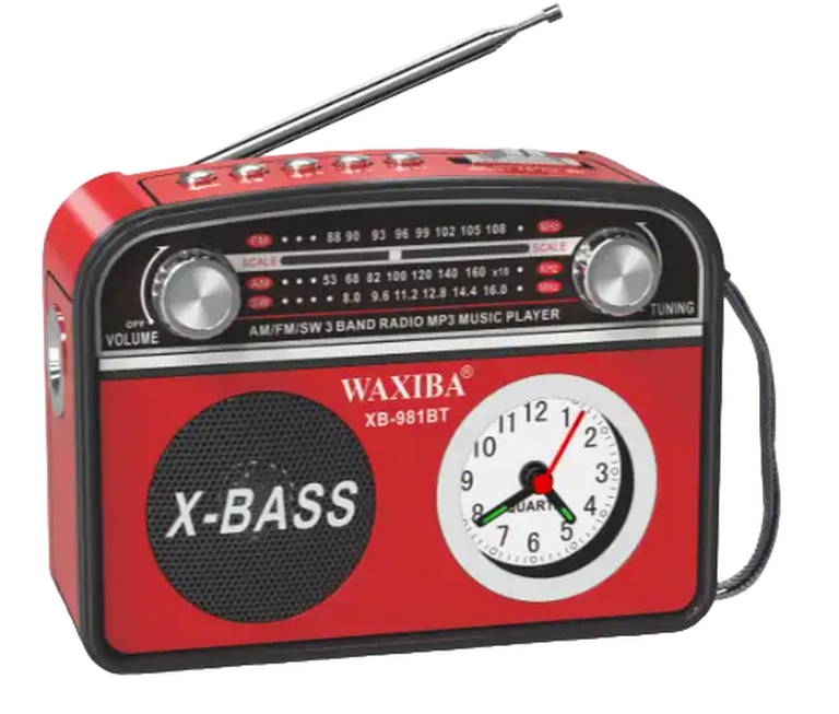 Radio Portabil XB 981BT MP3 cu Ceas — XOS.ro
