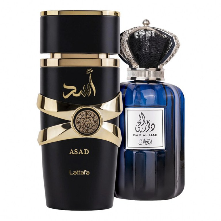 Pachet 2 parfumuri Asad 100 ml si Dar Al Hae Men 100 ml — XOS.ro