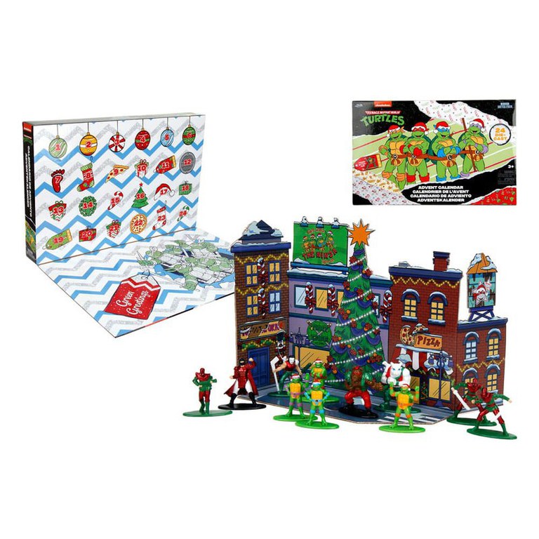 Calendar Advent Mini Figurine Diecast Teenage Mutant Ninja Turtles ...